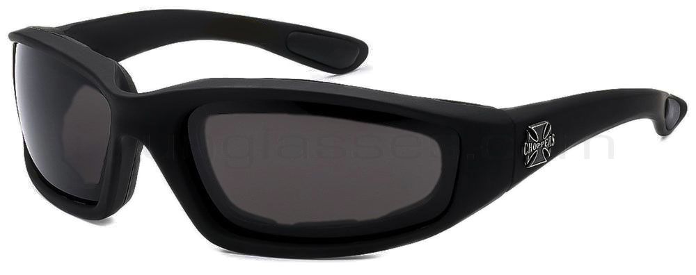 Choppers Padded Sunglasses 8CP901 Black/Smoke | UK