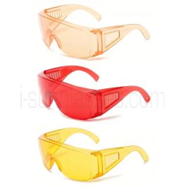 Badical 3002BB Fit-Over Sun Glasses OTG Blue Light Blocking Extra Large XL