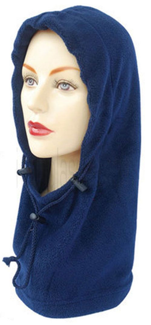 Fleece Snood | Ladies Loose Fit Blue Balaclava | Snoods UK